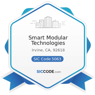 Smart Modular Technologies - ZIP 92618, NAICS 423610