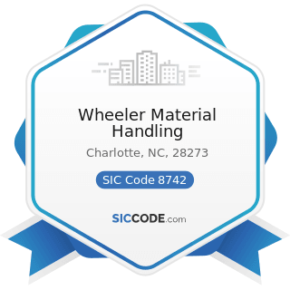 Wheeler Material Handling - ZIP 28273, NAICS 541611