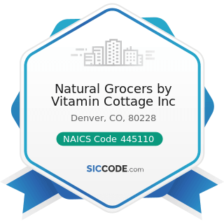 Natural Grocers by Vitamin Cottage Inc - ZIP 80228