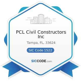 PCL Civil Constructors Inc - ZIP 33624, NAICS 236116